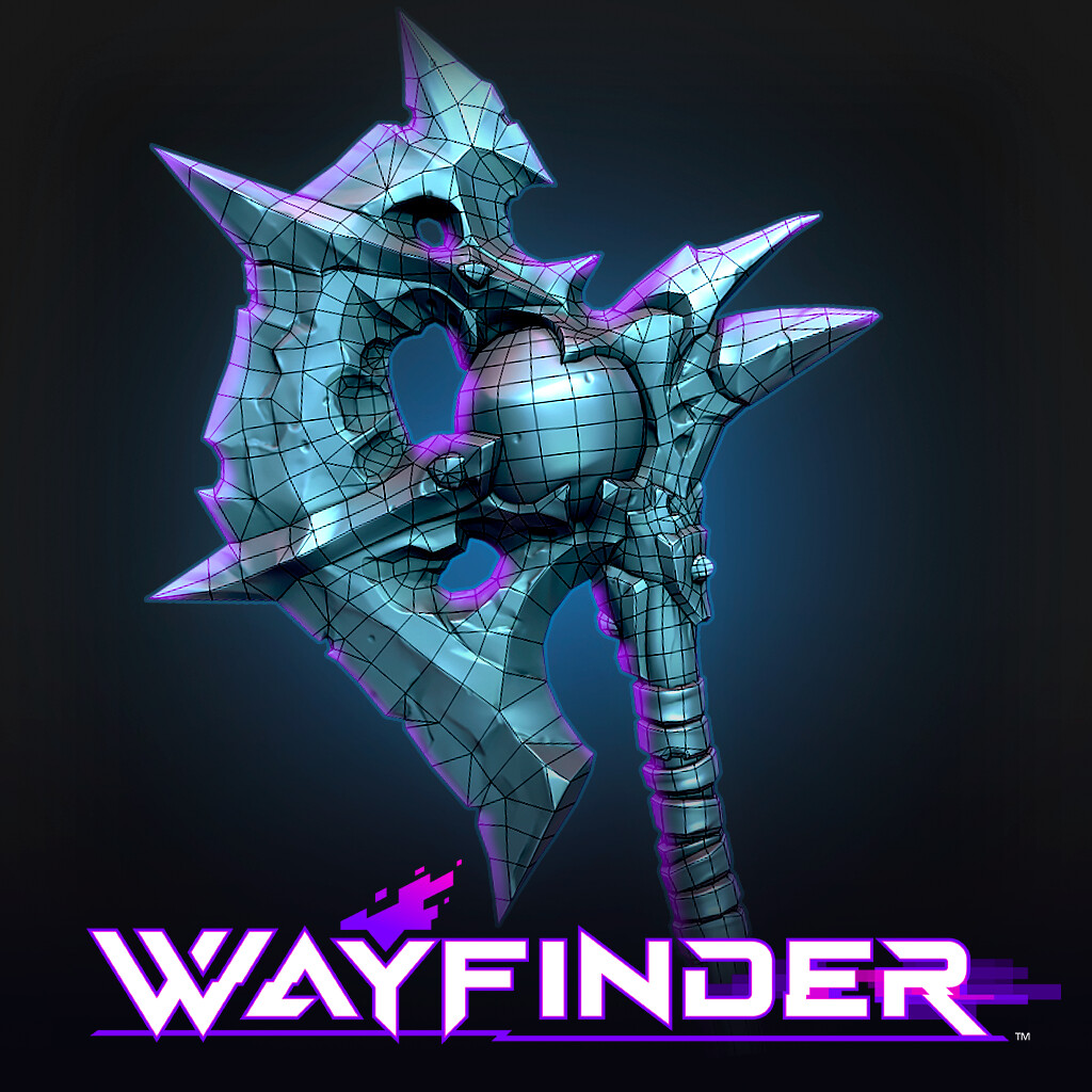 ArtStation - Wayfinder Weapons Retopo