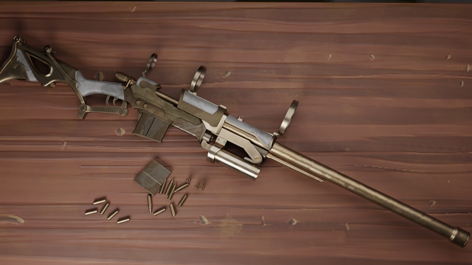 ArtStation - Caitlyn's gun fanart