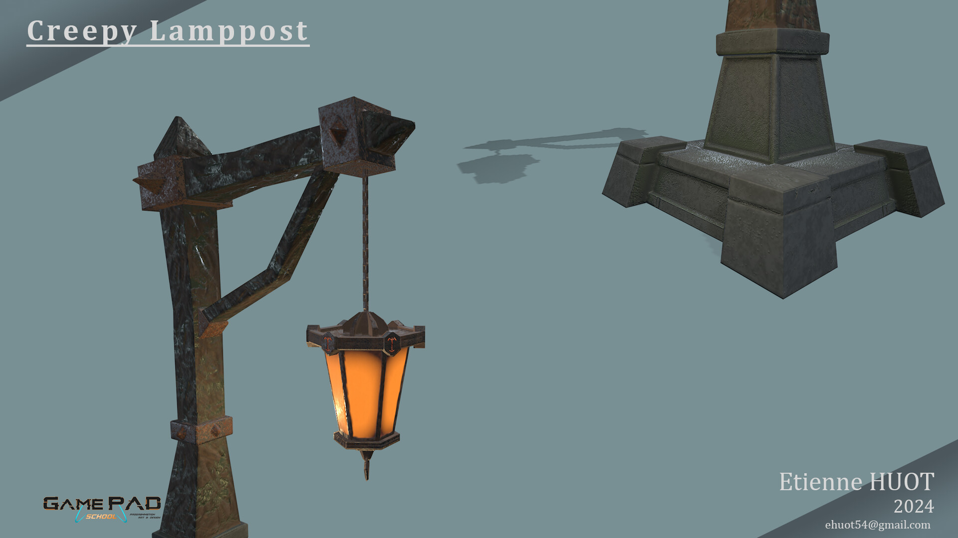 ArtStation - Creepy Lamppost