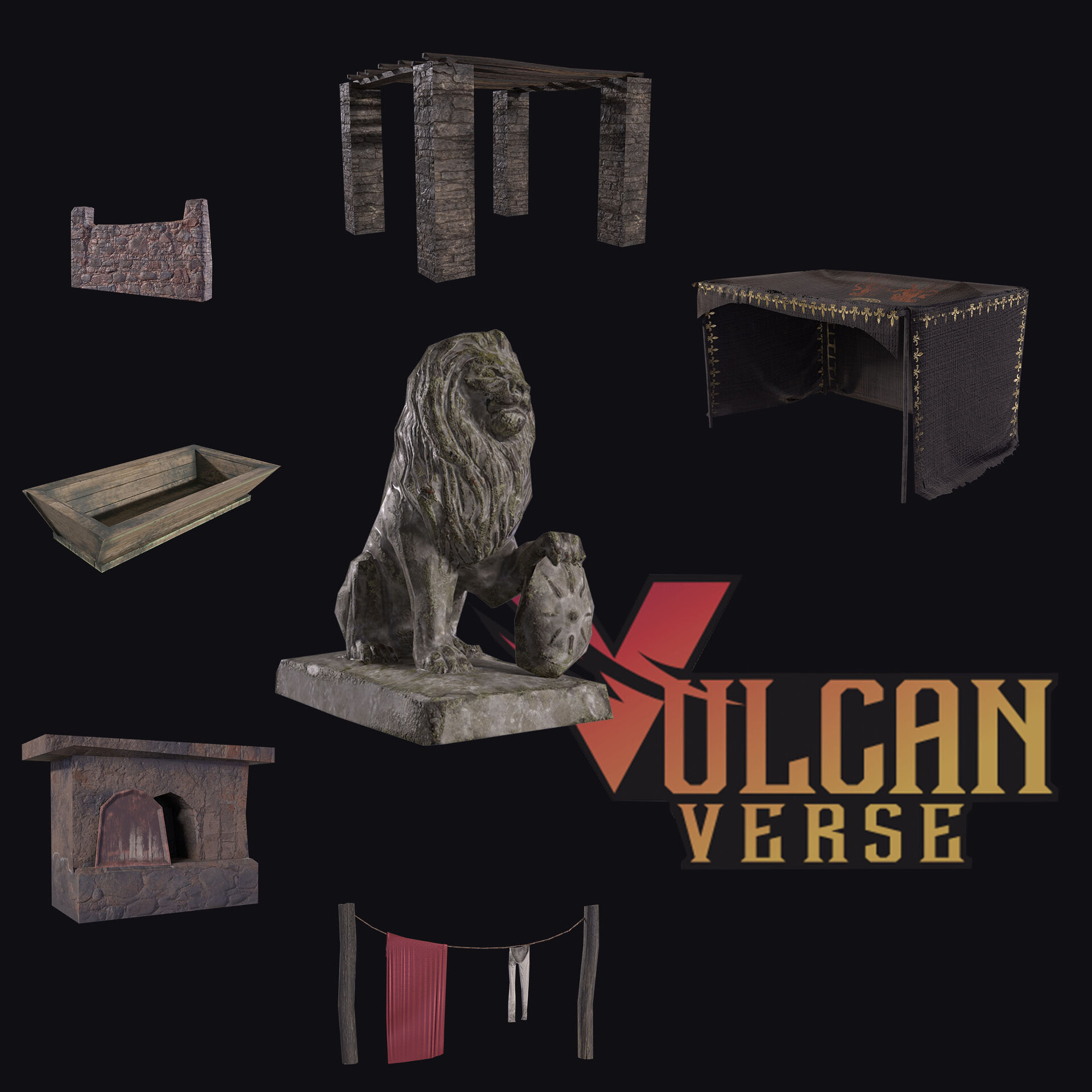 ArtStation - Exterior Level Assets