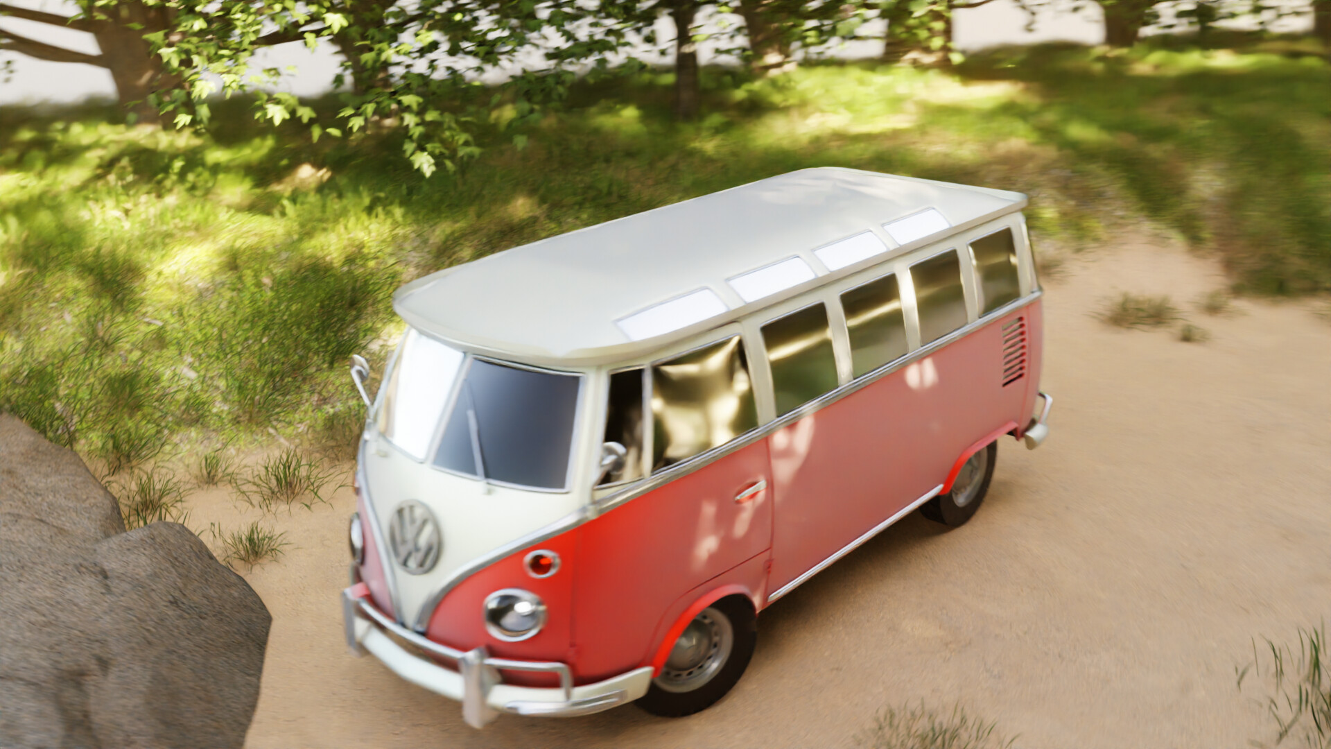 ArtStation - Volkswagen Mini Bus