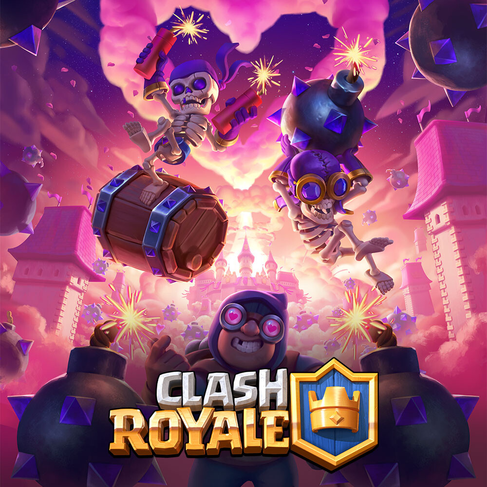 ArtStation - Explosive Valentine's - Clash Royale