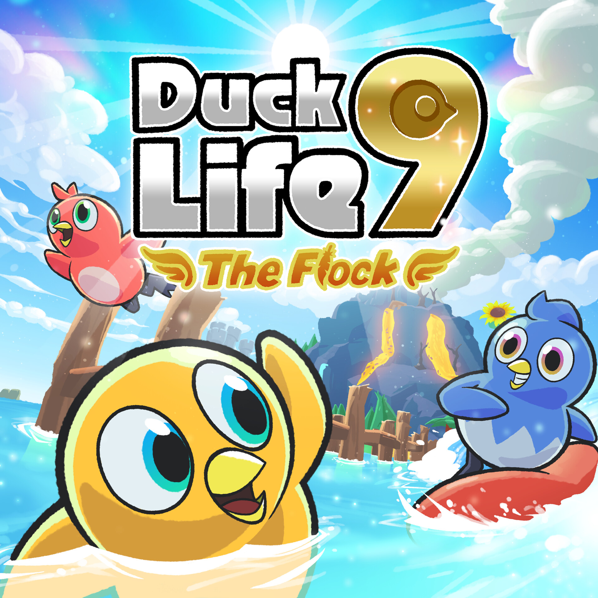 ArtStation - Duck Life 9: The Flock Cover Art