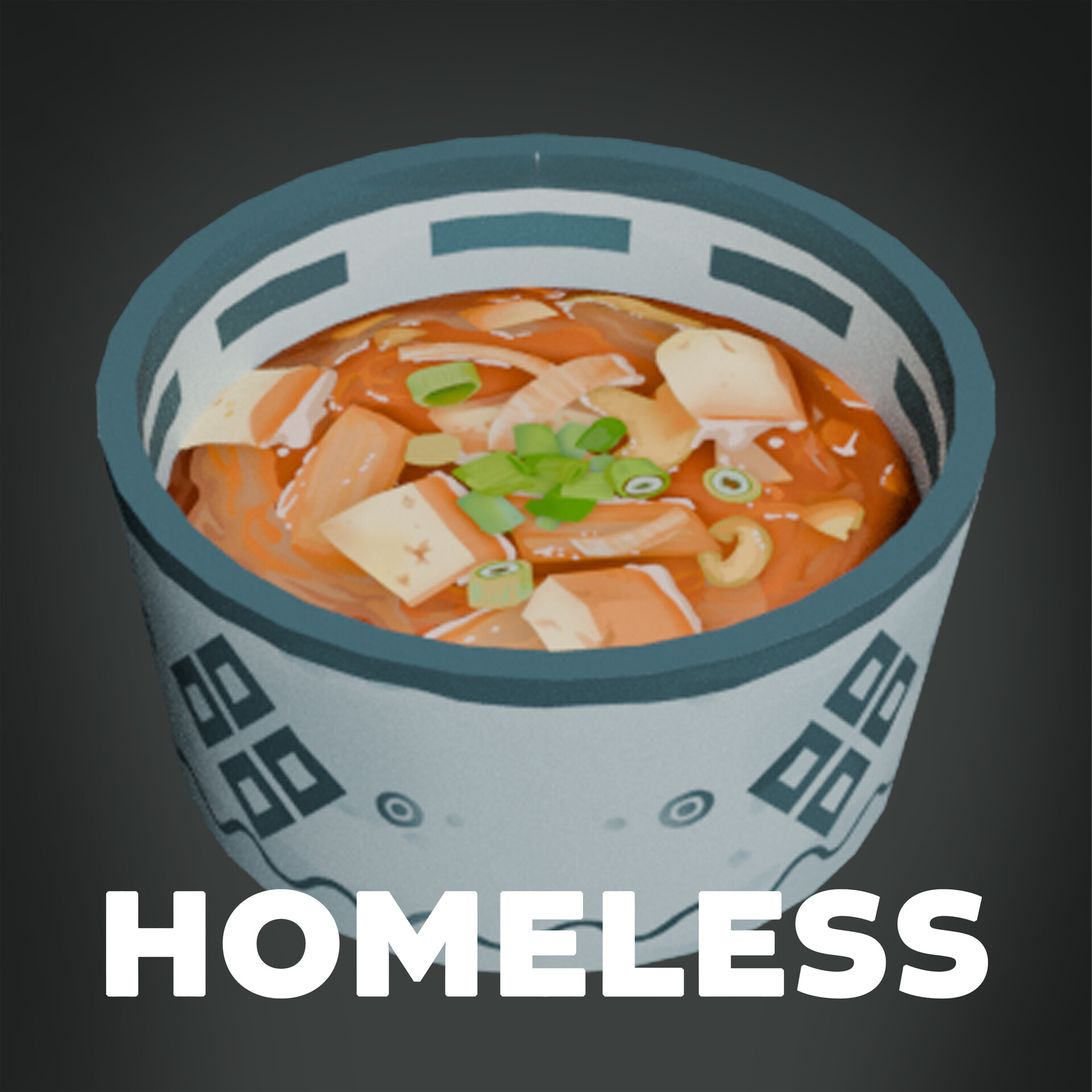 ArtStation - Personal projet "Homeless" - Props food