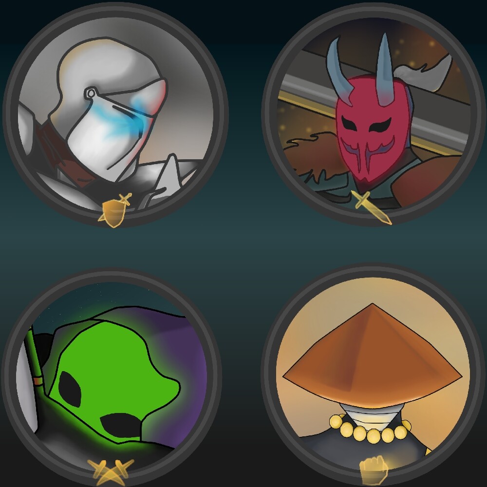 ArtStation - Cross Blades UI Art