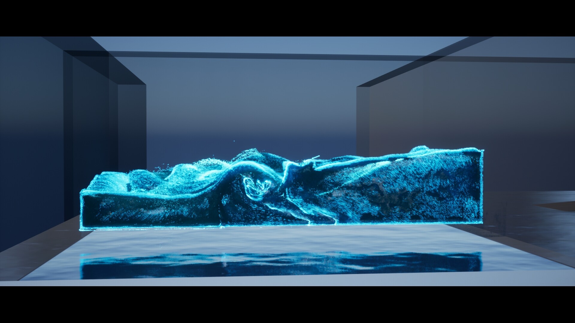 ArtStation - Blue Tears Ocean Niagara particle