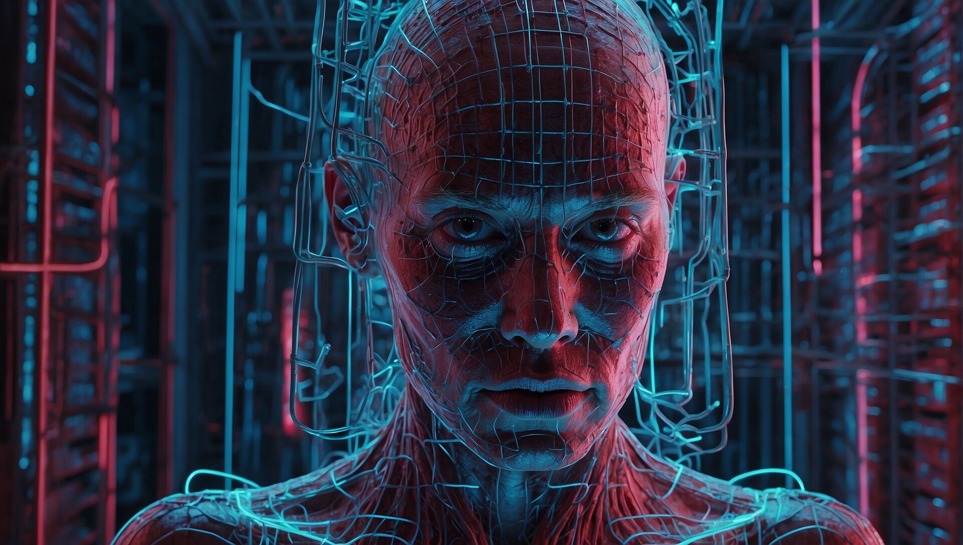 ArtStation - Neon Wireframe Shape-Tech (Crazy Wireframe)