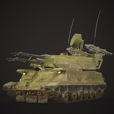 ArtStation - ZSU 23-4M4 Shilka