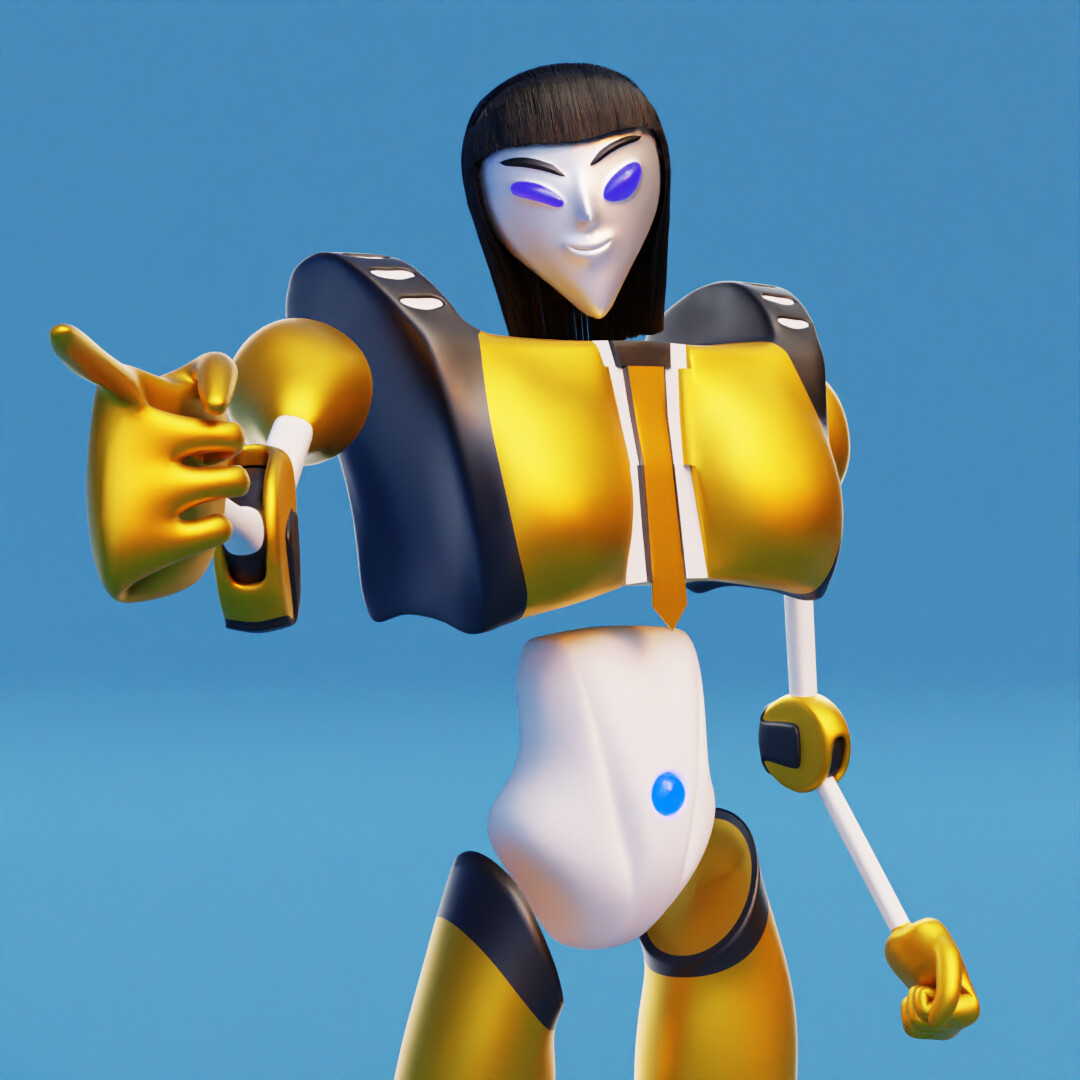 ArtStation - Yellow Robot