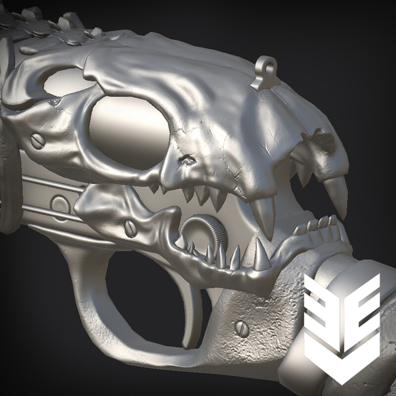 ArtStation - Weapon skins UDM 42 Bone