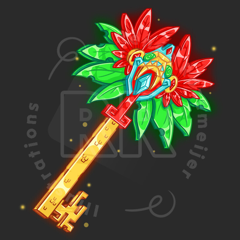 ArtStation - Crate key design