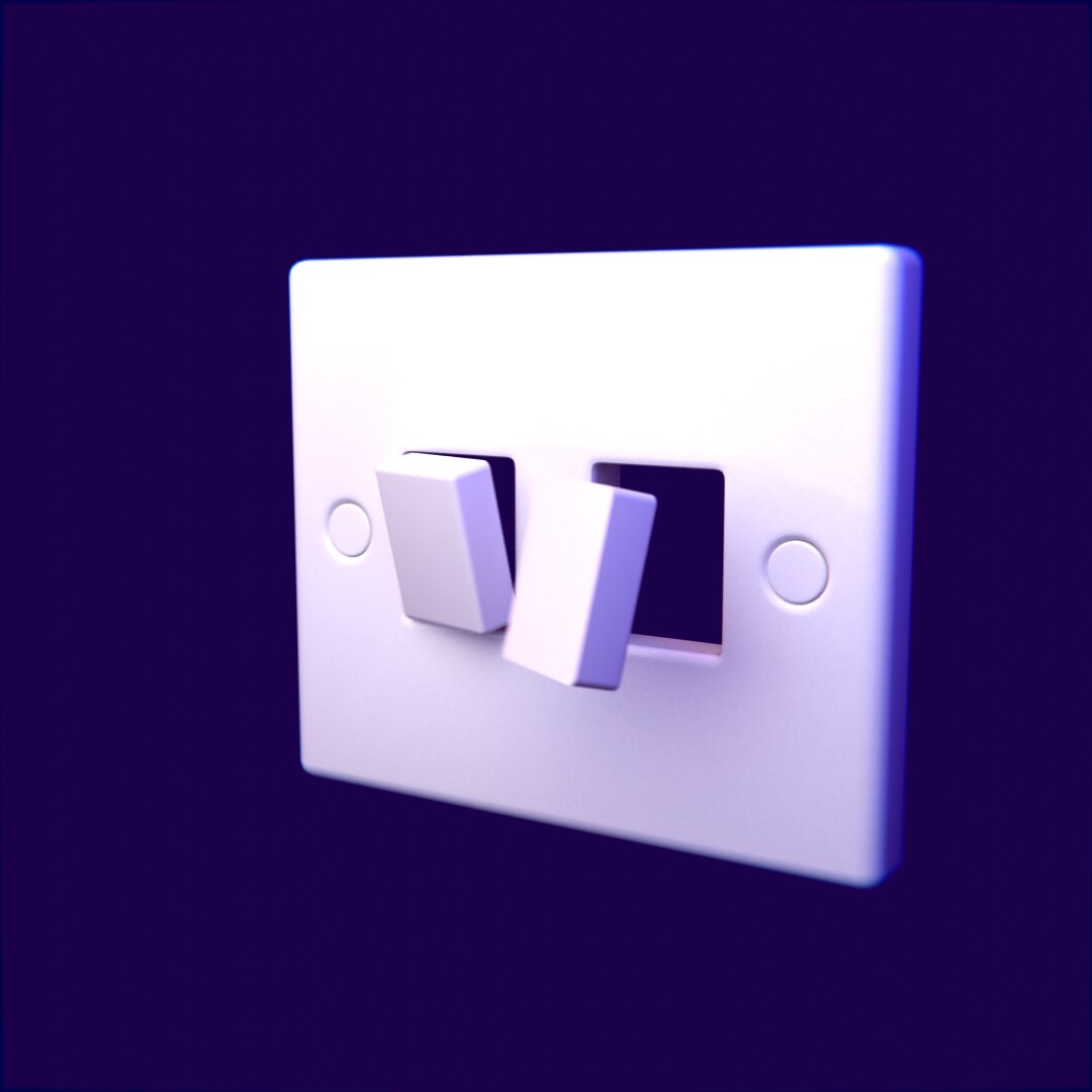 ArtStation - Light switch 3D Product Animation