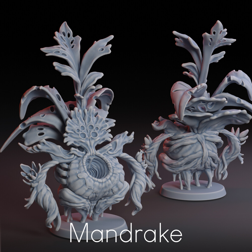 ArtStation - Mandrake 32mm miniature for Board Game