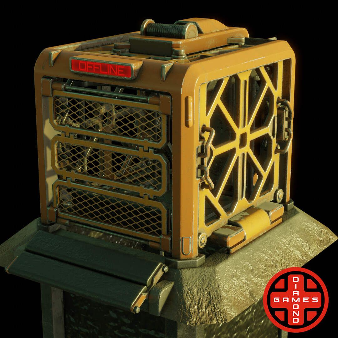 ArtStation - Sci-Fi Mining Elevator