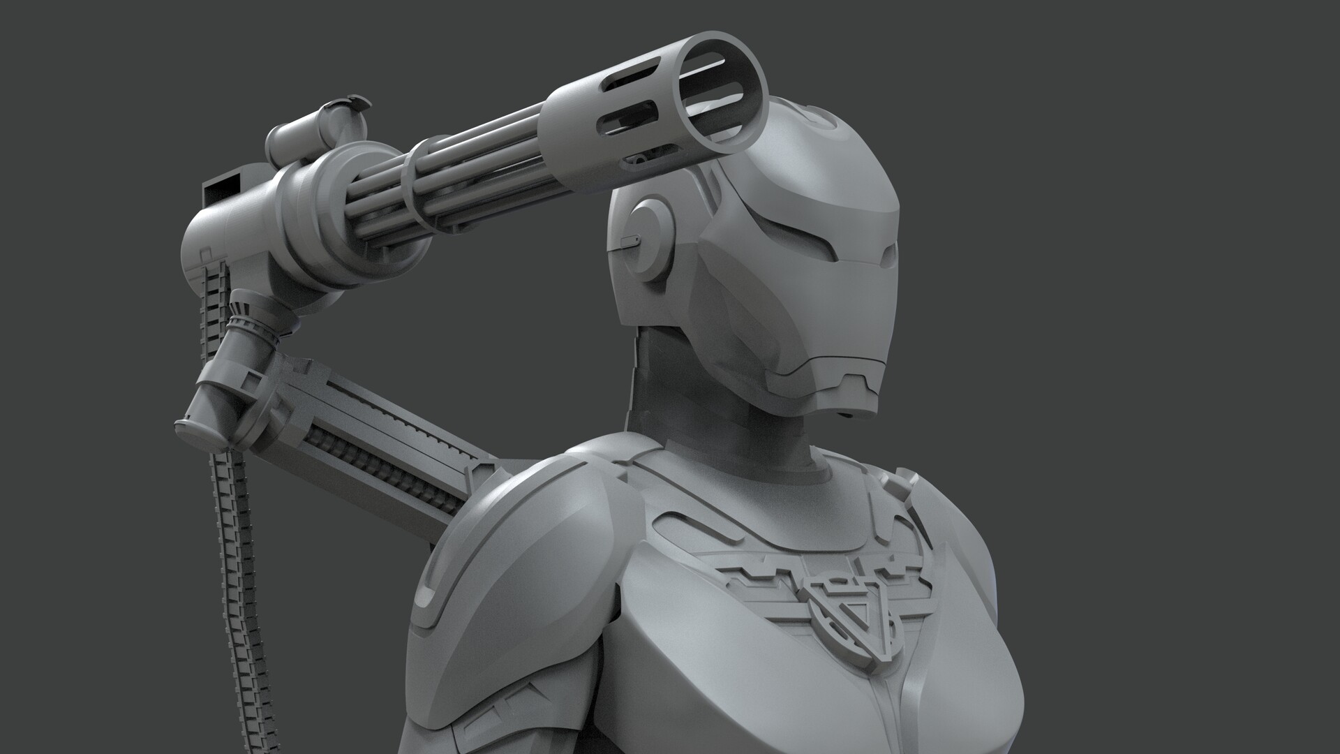 ArtStation - Woman WAR MACHINE