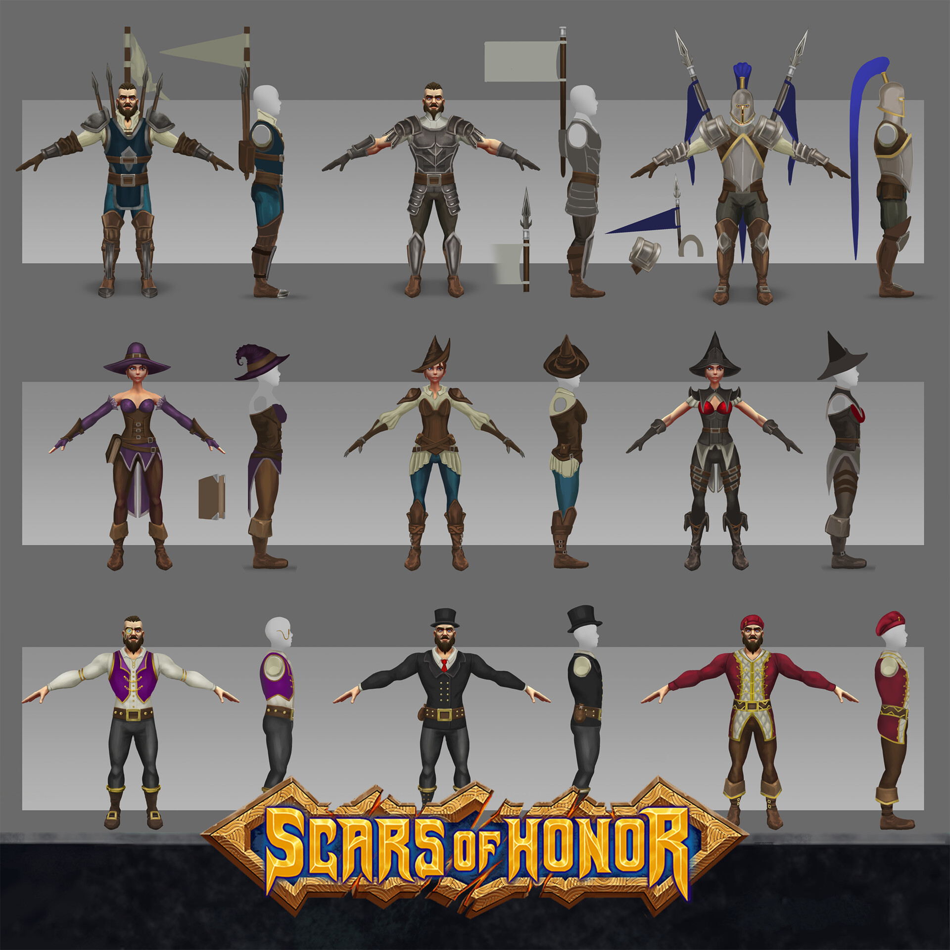 ArtStation - SoH - Human NPCs