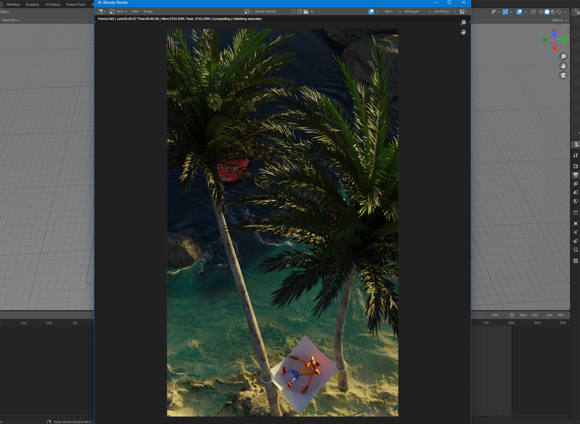 ArtStation - Tropical Beach