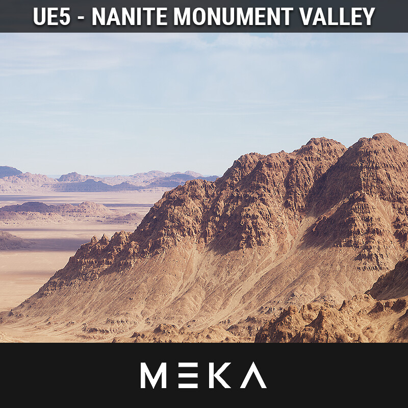 ArtStation - UE5 - Nanite Monument Valley 1
