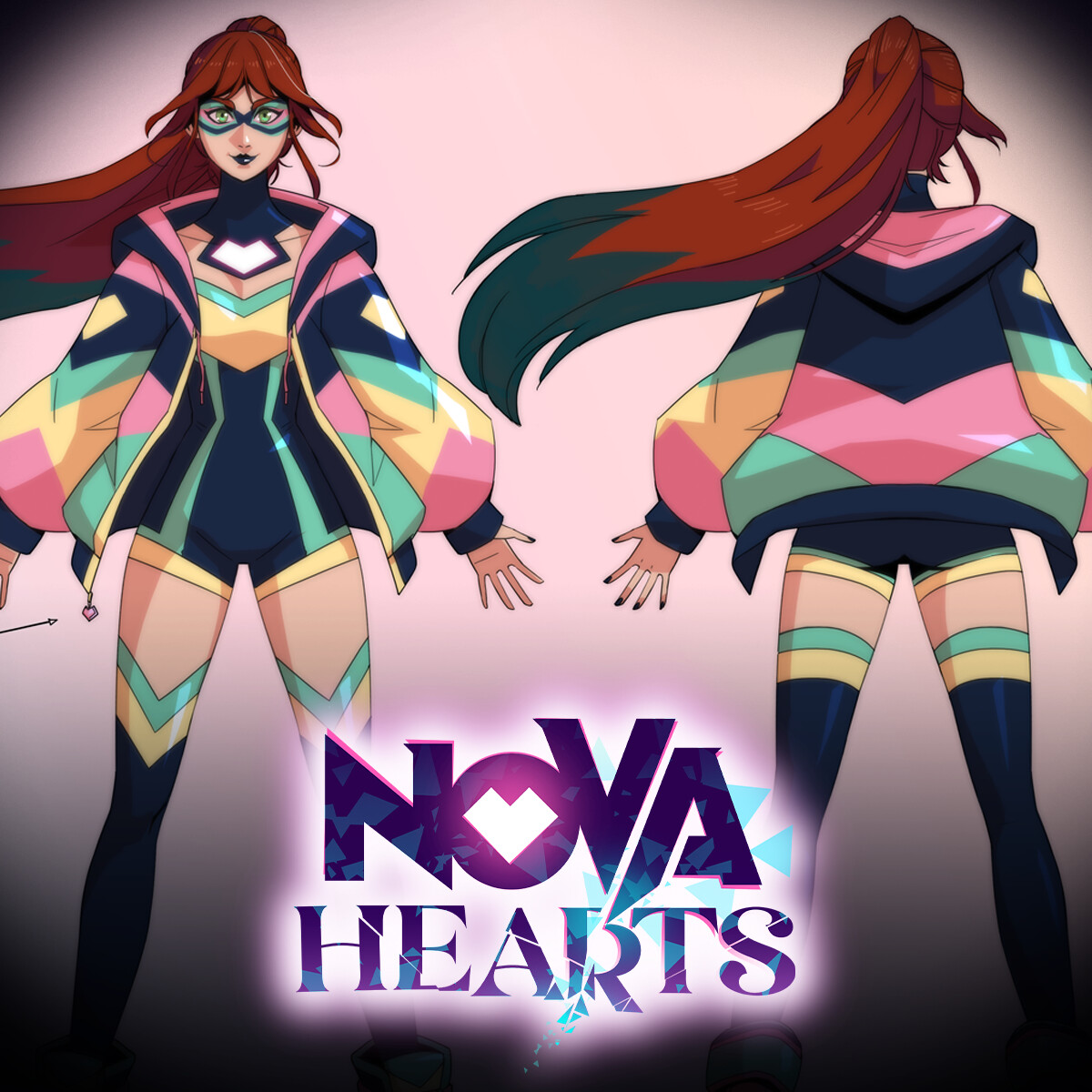 ArtStation - Nova Hearts - Characters Modelsheets