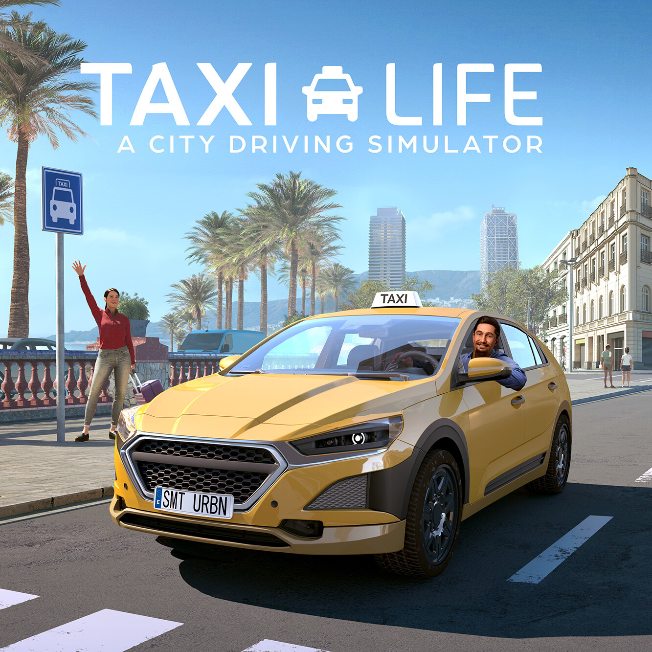 ArtStation - Taxi Life - Game cover