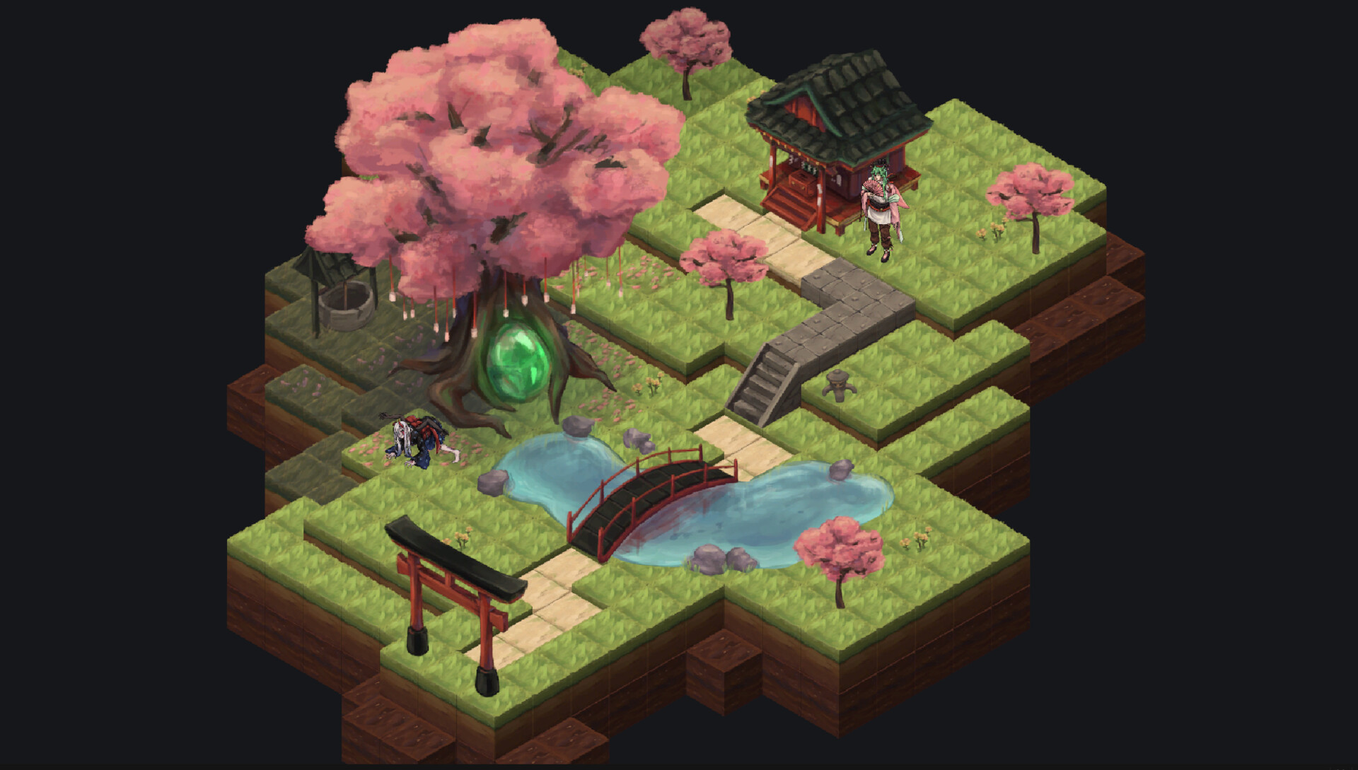 ArtStation - 2D Isometric Game Scene Sample