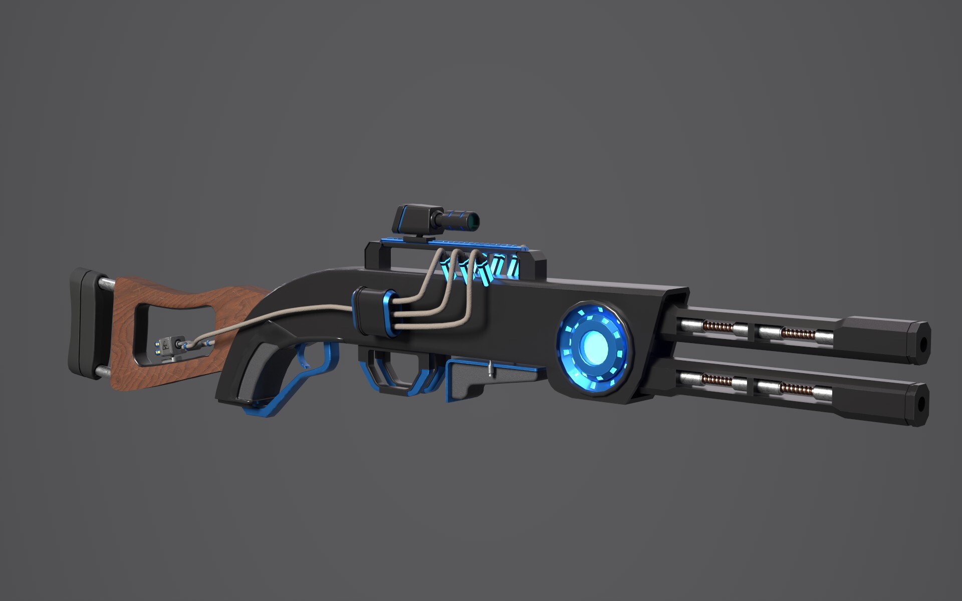 ArtStation - Sci-fi Lever Action Rifle