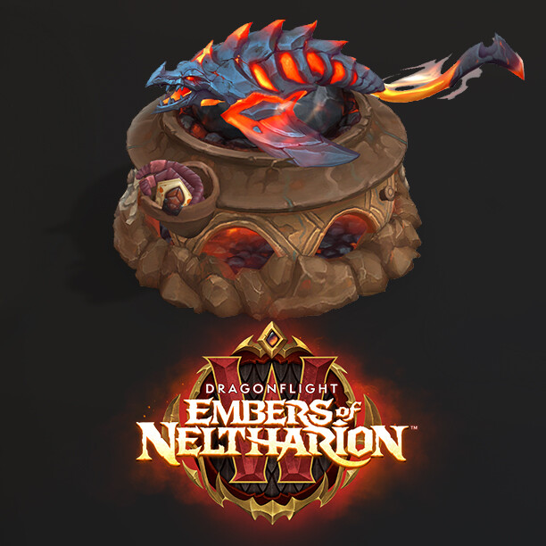ArtStation - WoW: Dragonflight | Embers of Neltharion | Niffen Flight Roost