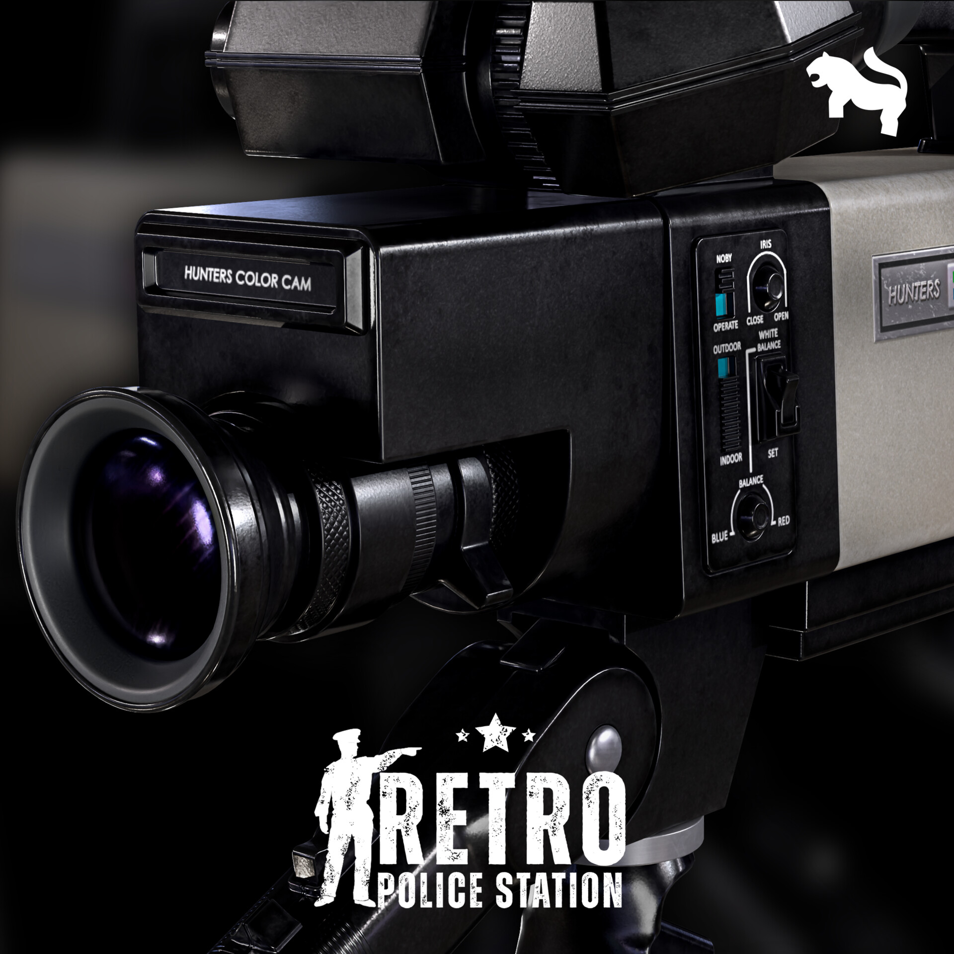 ArtStation - Custody Room Props | Retro Police Station