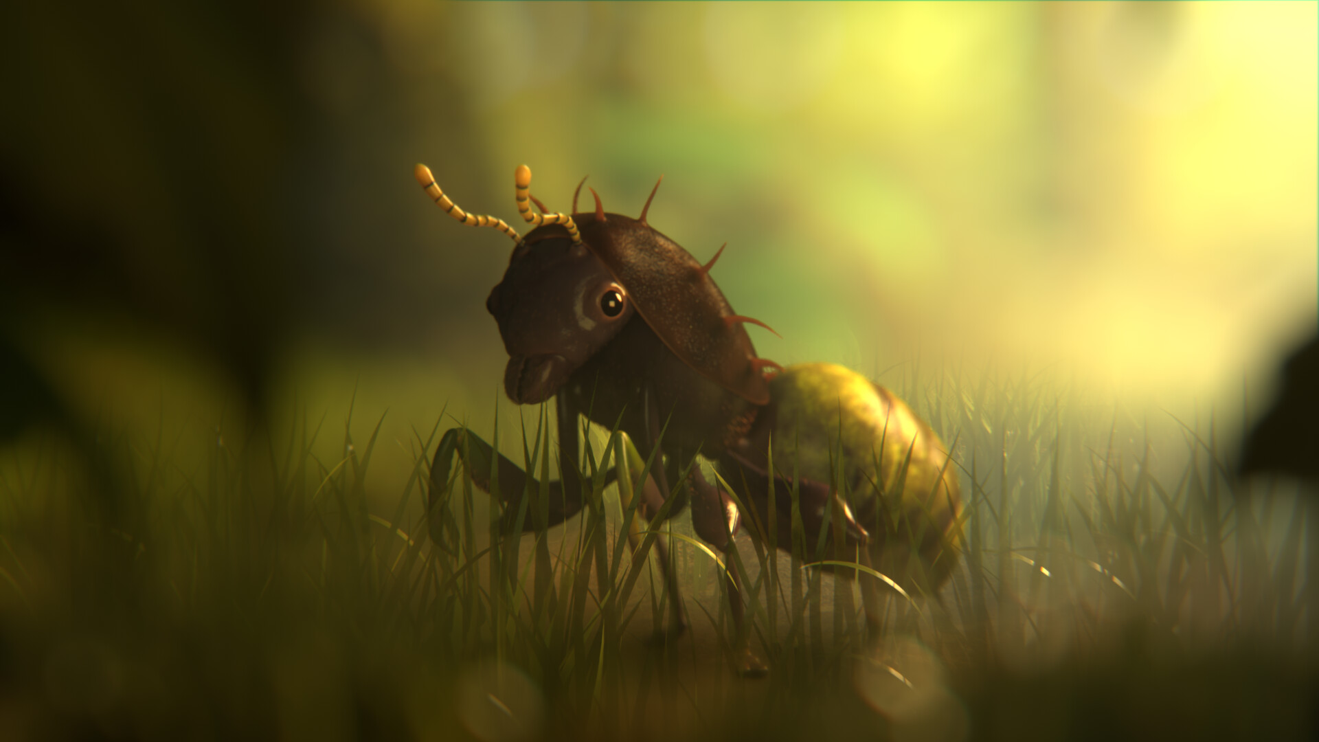ArtStation - Microcosmos / insect (3d schoolwork)