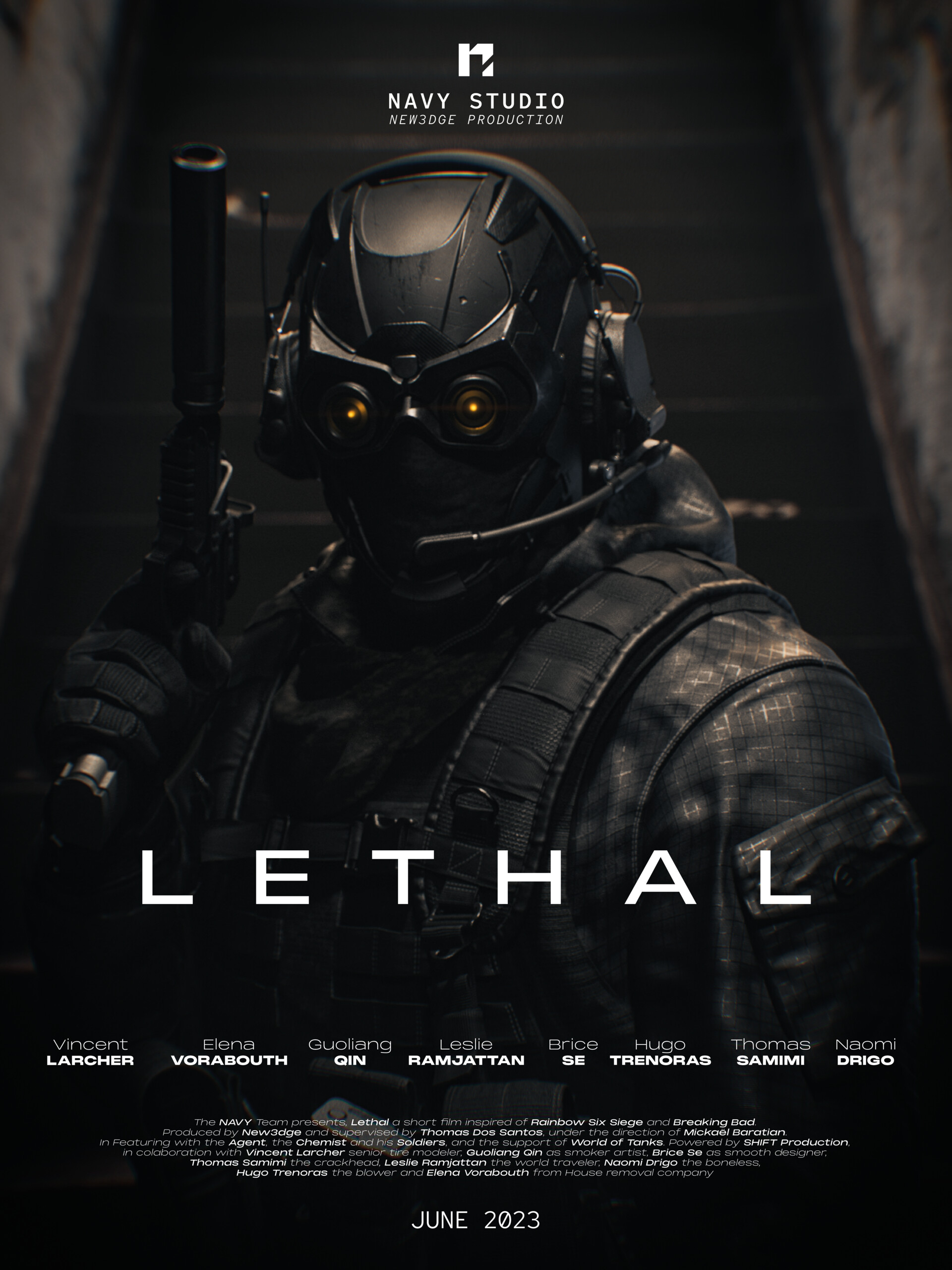 ArtStation - LETHAL - Shortfilm
