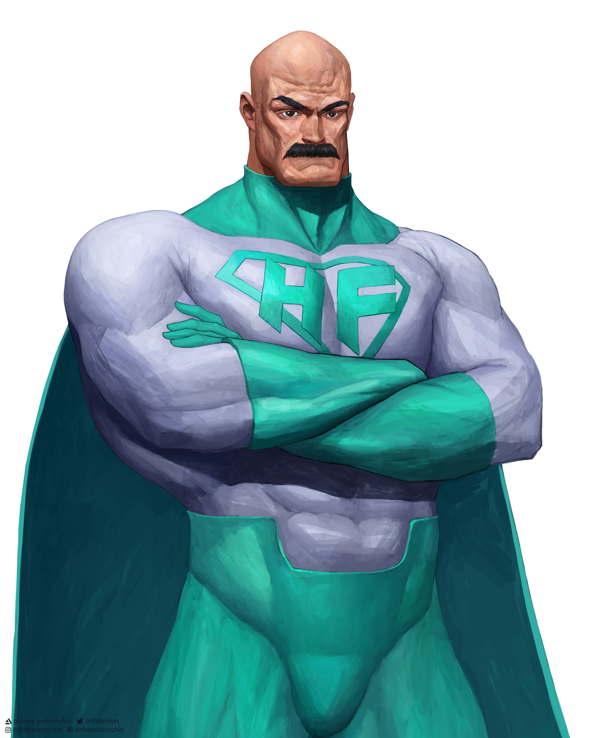 ArtStation - Henry Fisher, a super hero