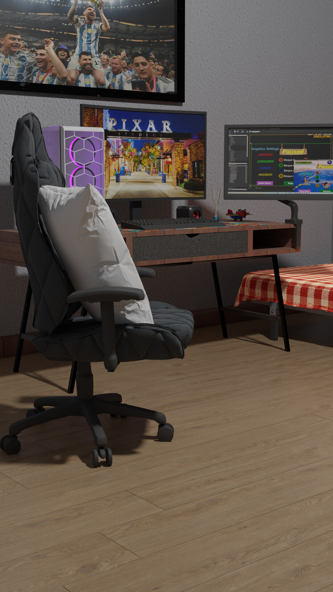 ArtStation - First rendering of the room