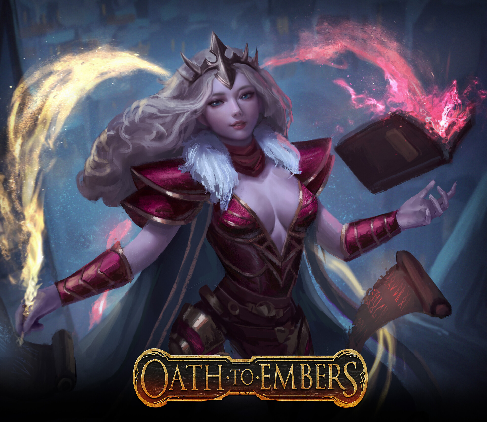 ArtStation - Loriah, Oath To Embers Illustration