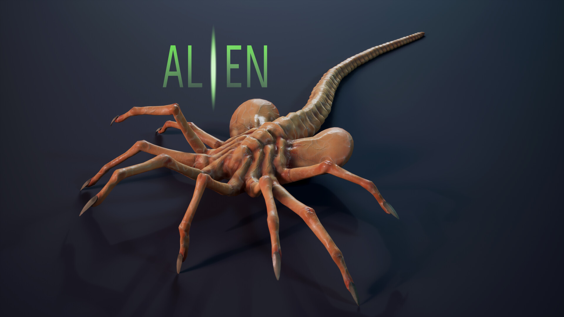 ArtStation - ALIEN Facehugger Fan Art