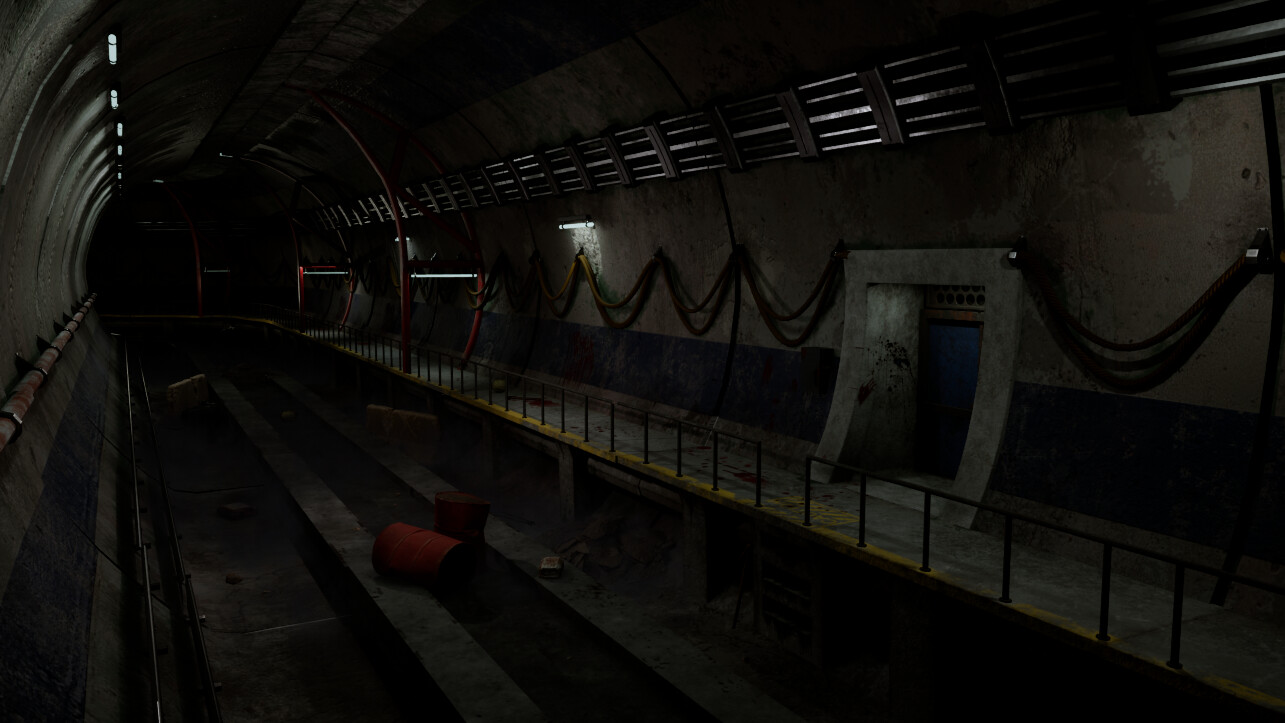 ArtStation - Haunted Subway