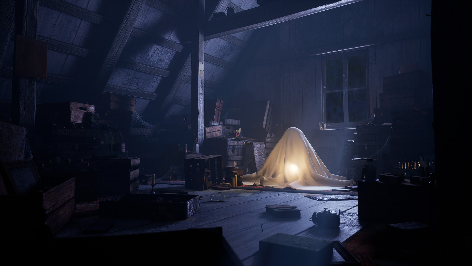 ArtStation - Spooky Attic
