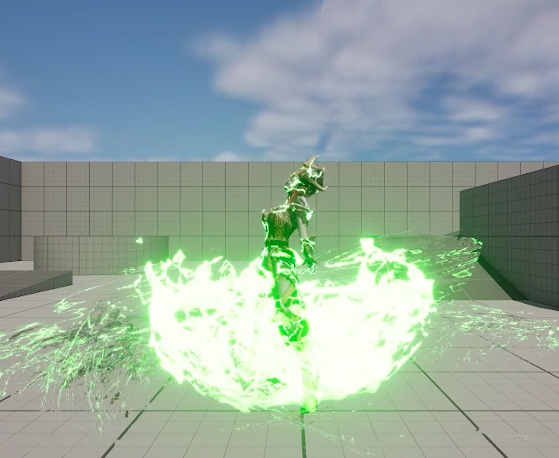 ArtStation - Character Power-up Aura