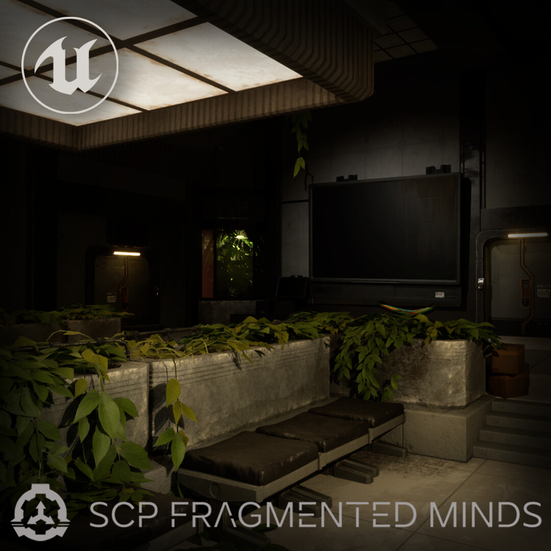 ArtStation - SCP Fragmented Minds: Lounge Area