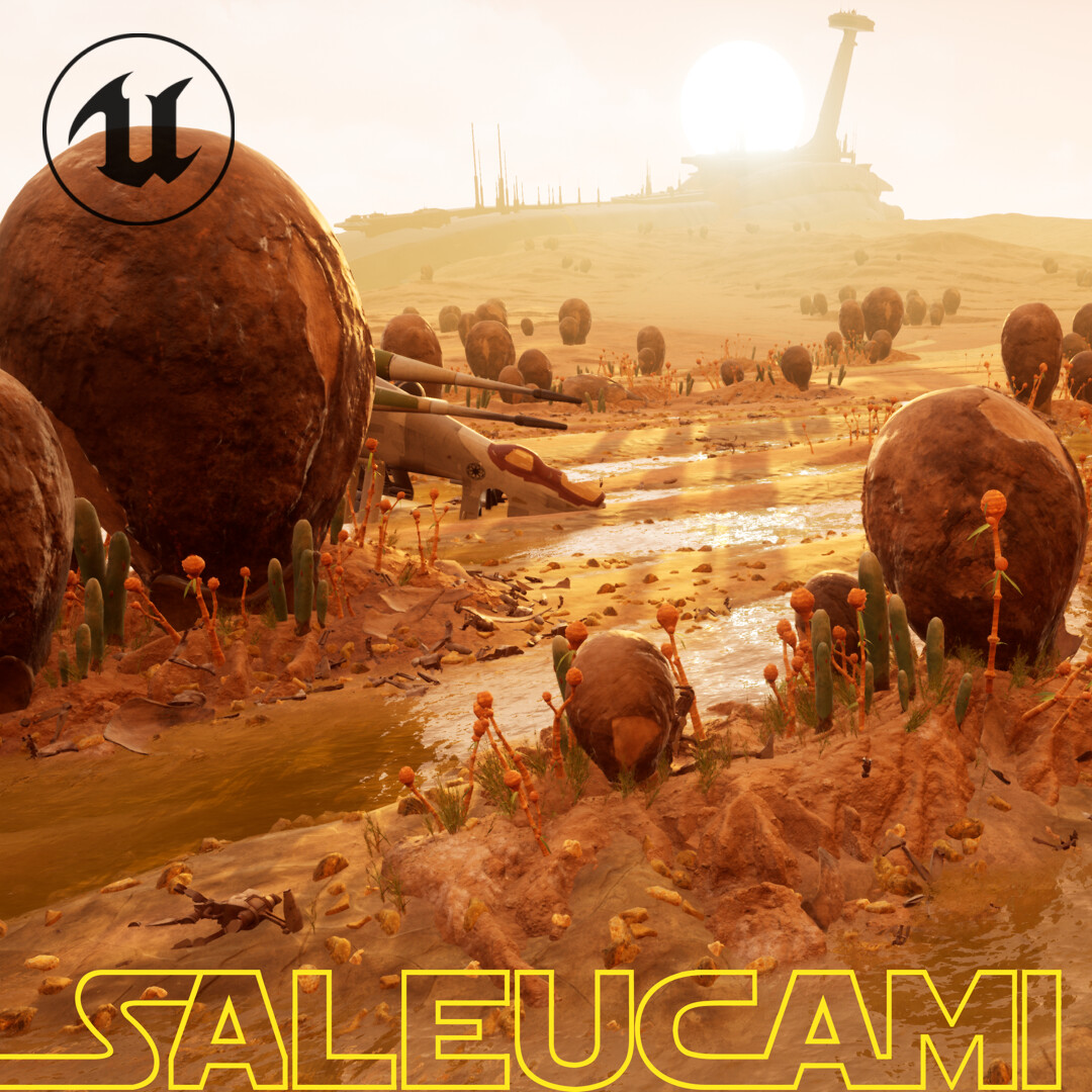 Jesse Blom - 3d Environment: Saleucami