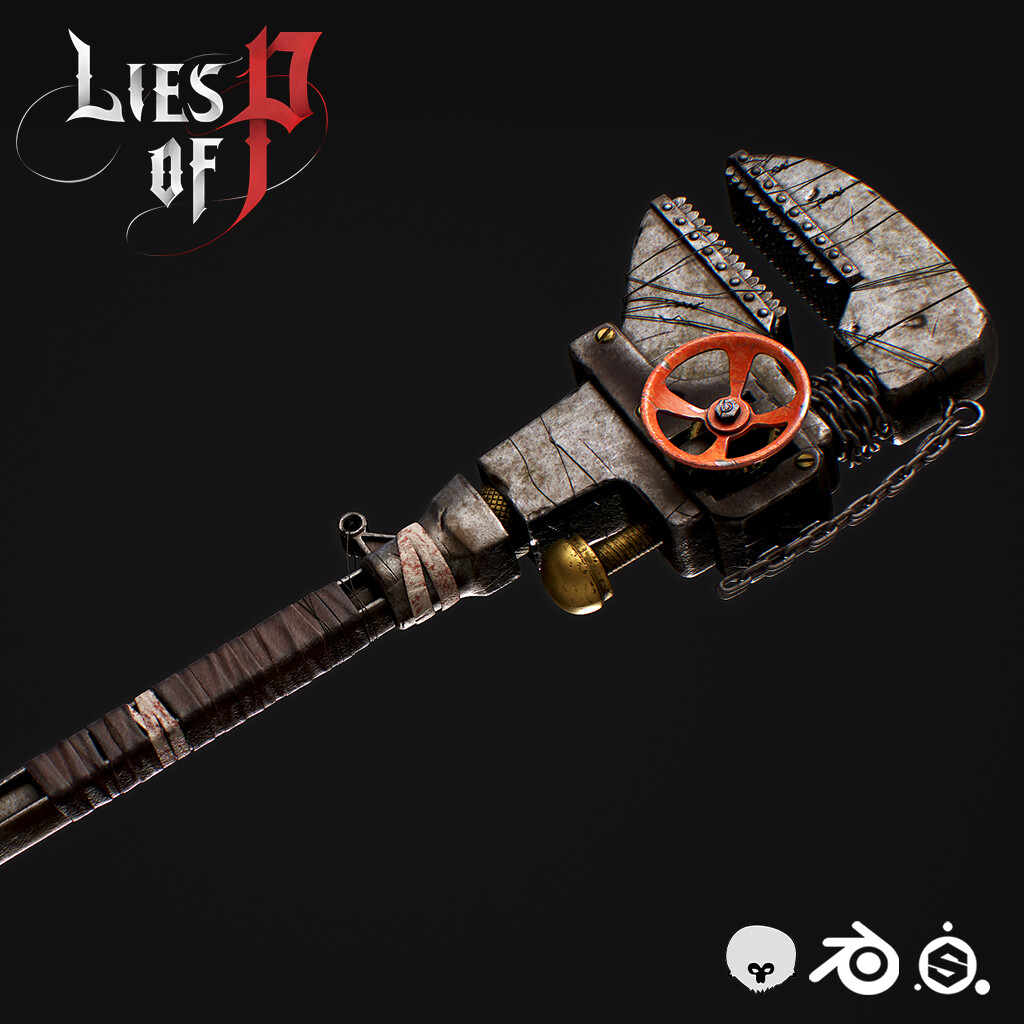 ArtStation - Big Pipe Wrench - Lies of P Fan Art