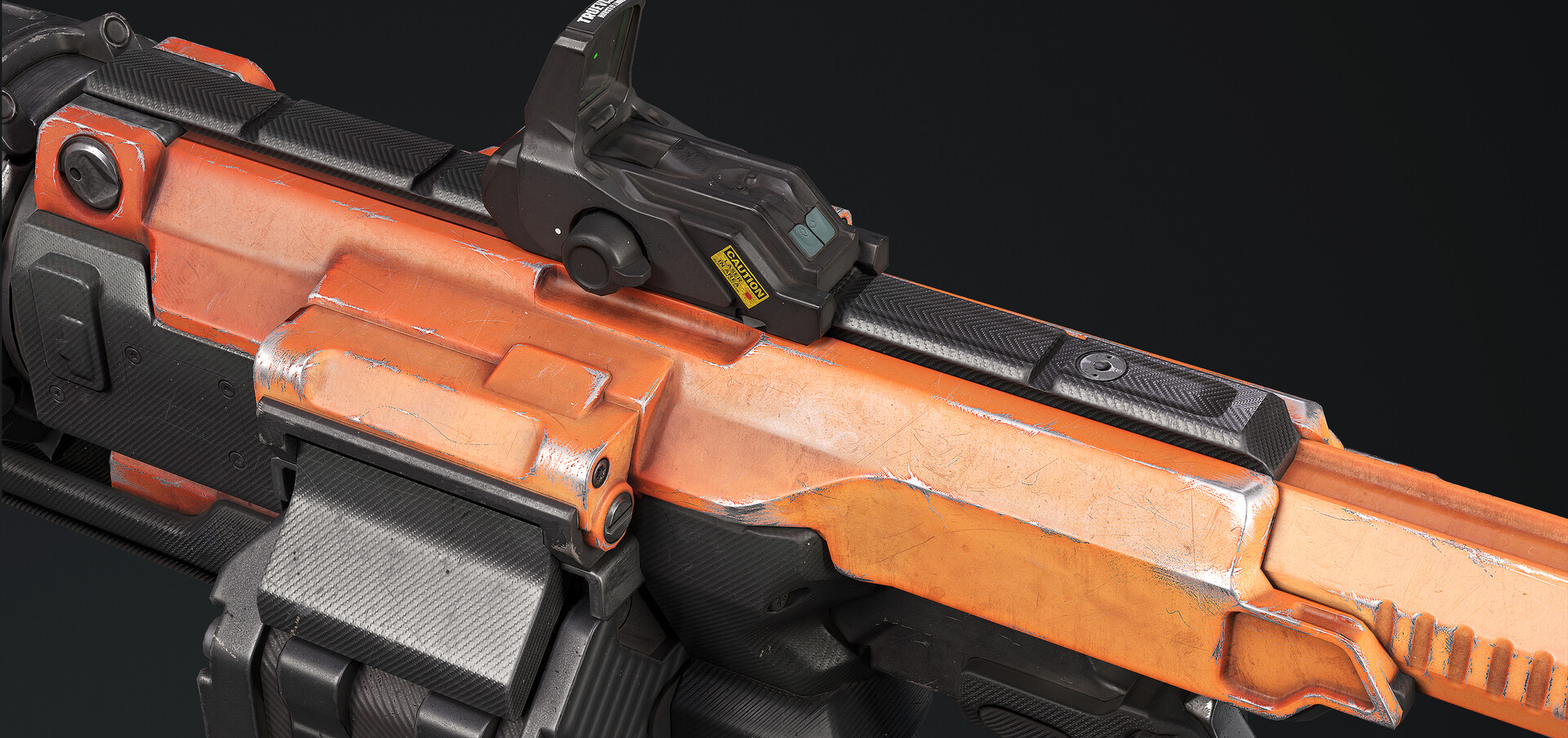 ArtStation - Sci-fi machine gun