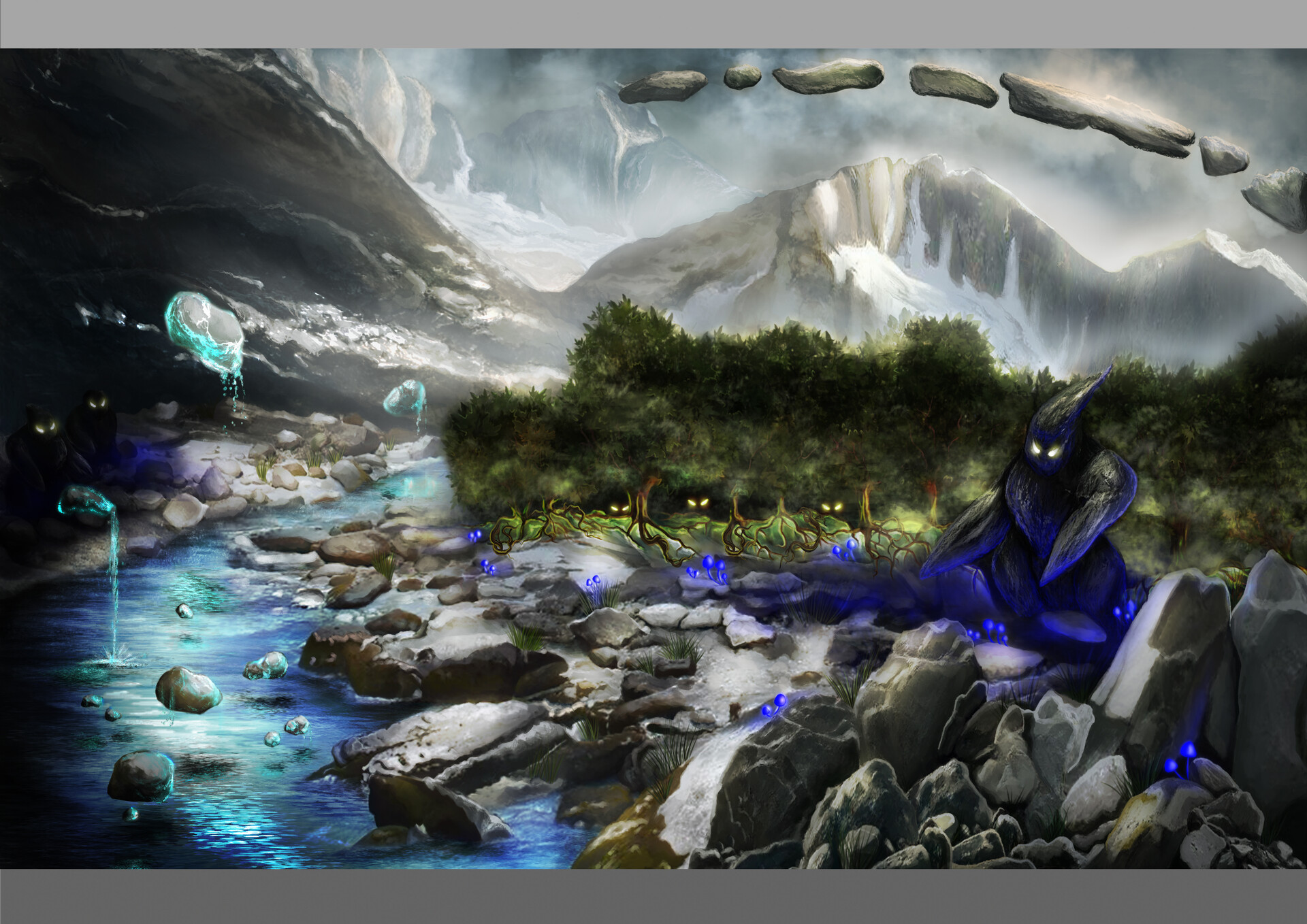 ArtStation - 'War in a dream' - Environmental design