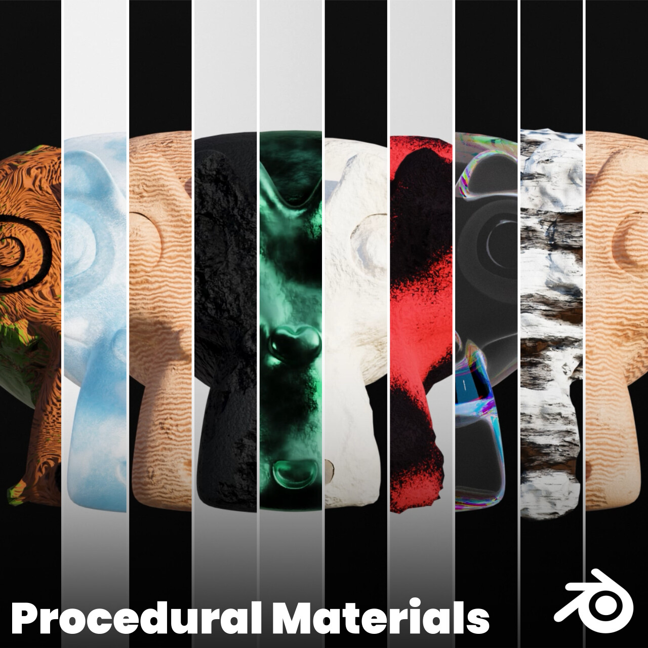 Eevee Feywild - Procedural Material Nodes Collection