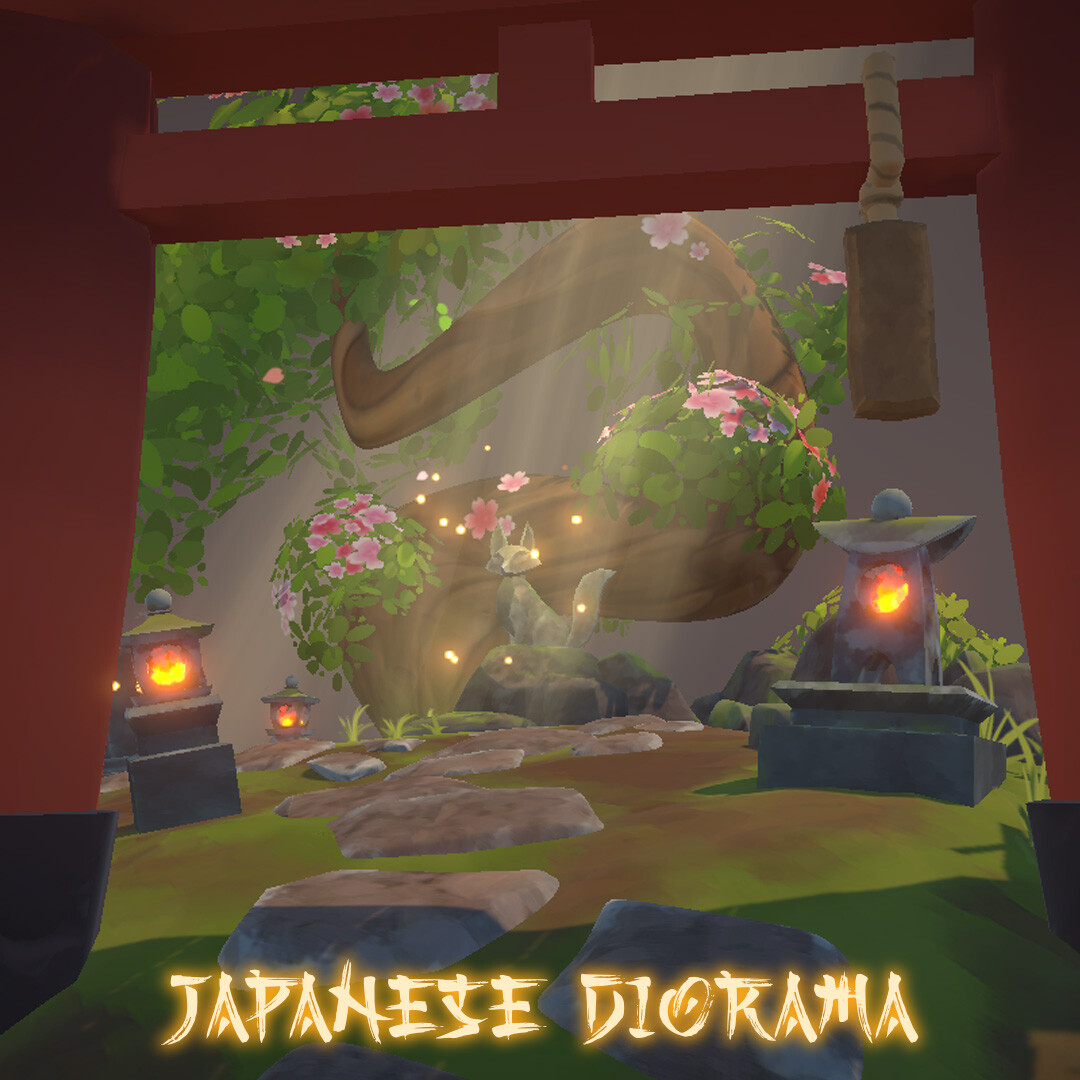 ArtStation - Japanese Diorama Day Version