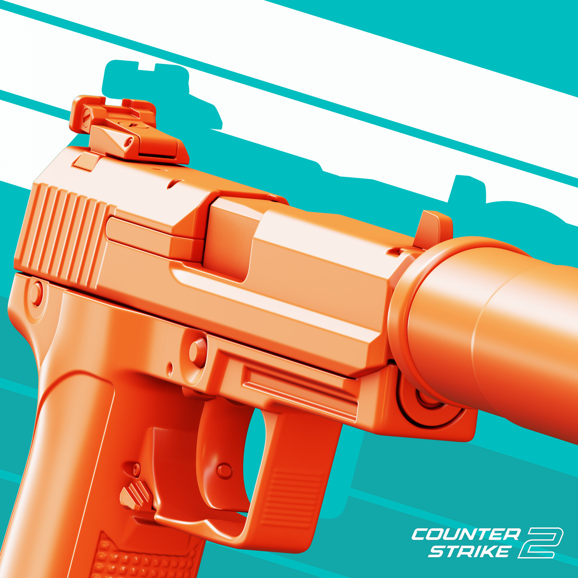 ArtStation - Counter-Strike 2 USP-S High Poly