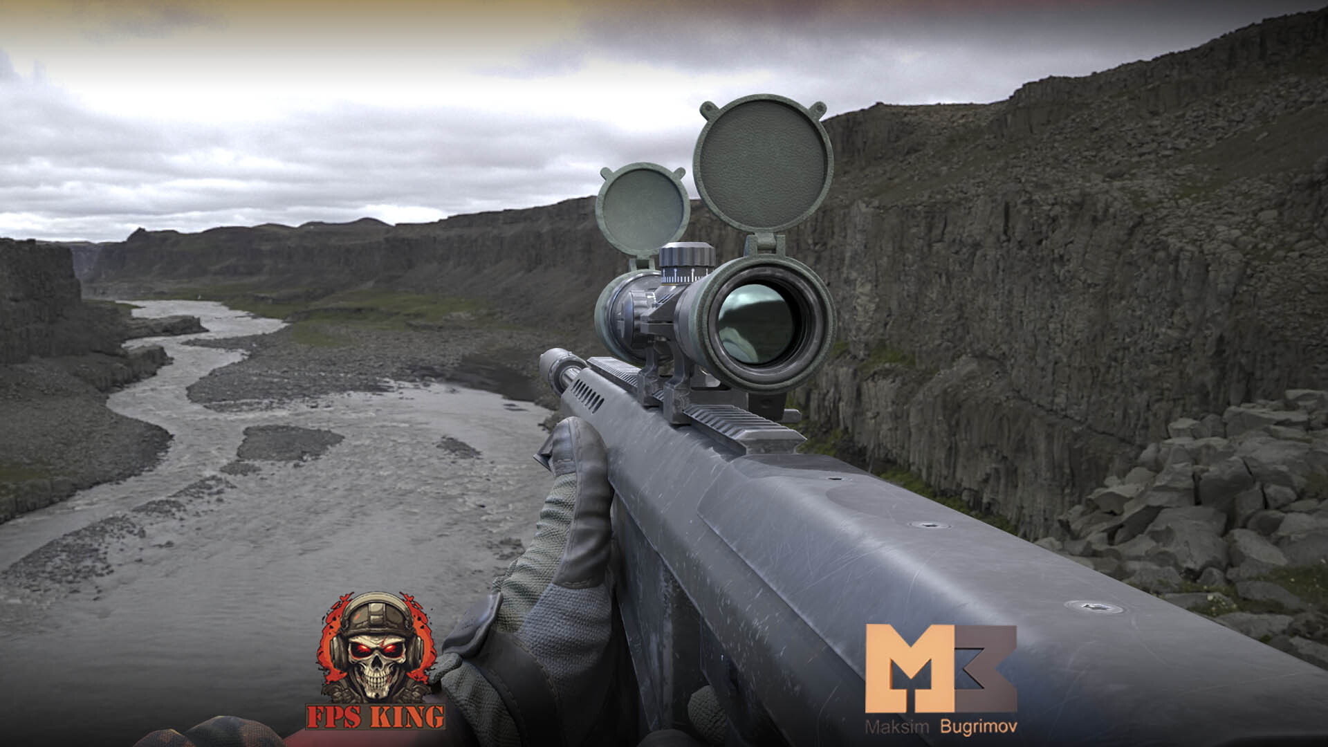 ArtStation - FPS Sniper Rifle