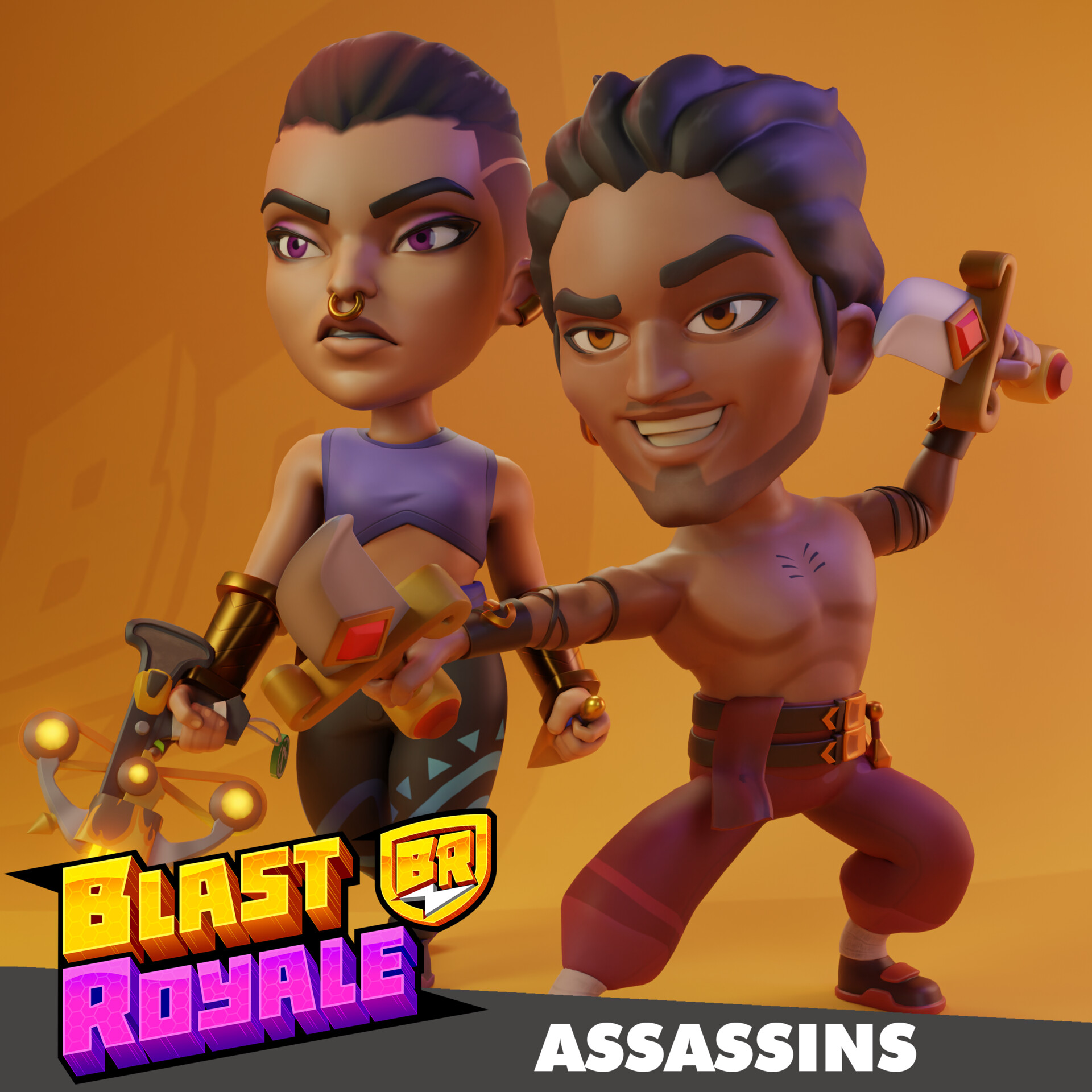 ArtStation - Assassins: Character set