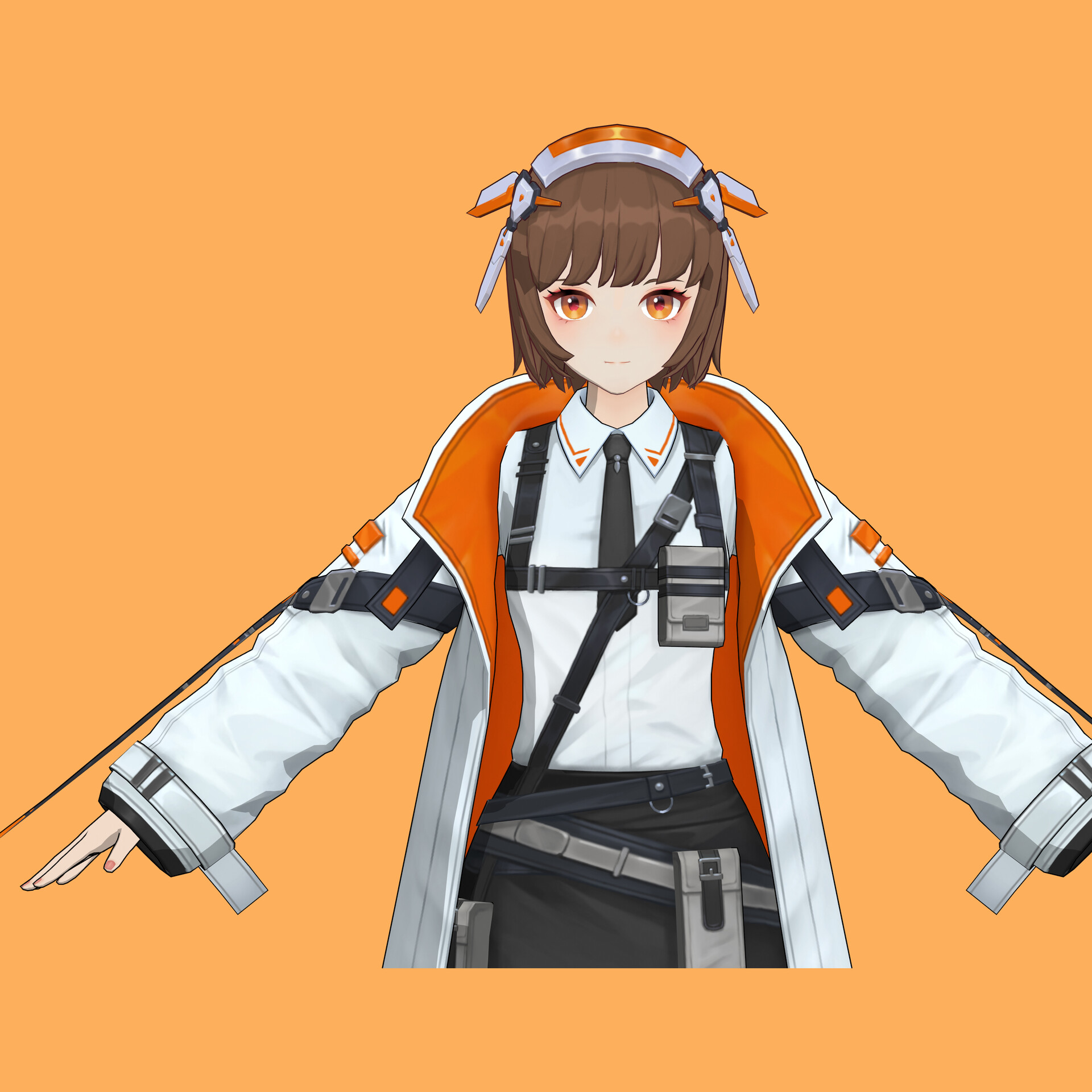 ArtStation - School Uniform Character