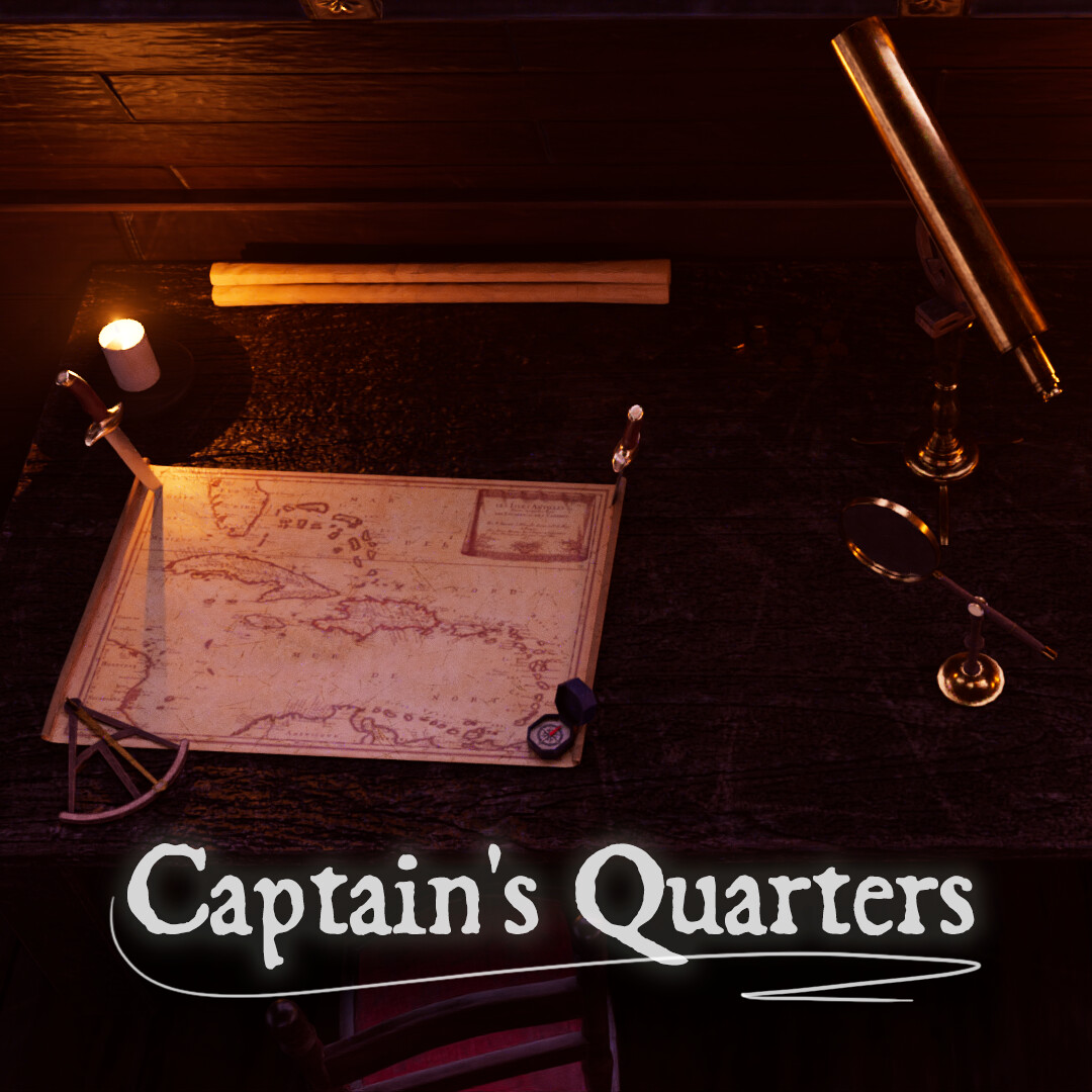 ArtStation - Captain's Quarters