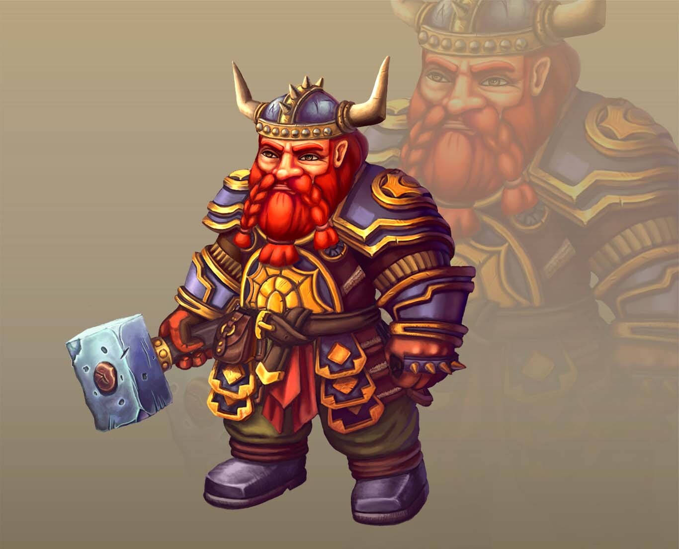 ArtStation - Character The Dwarf